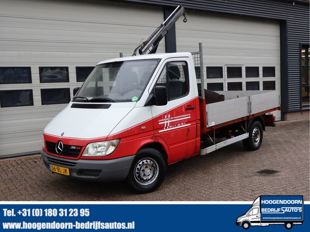 Mercedes-Benz - Sprinter - 311 CDI Pick Up HIAB Kraan - Trekhaak ...